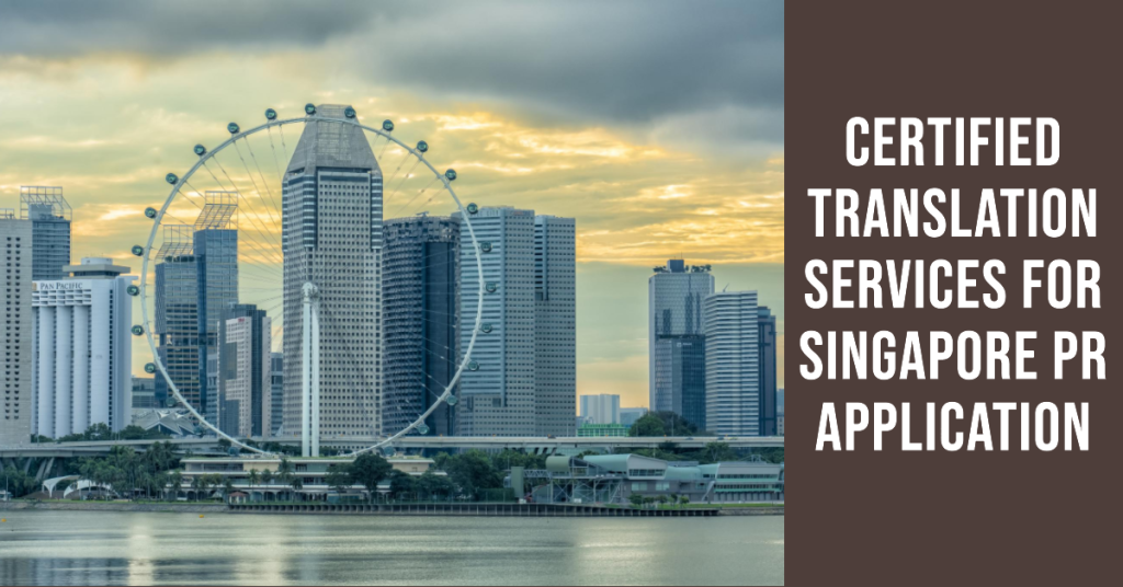 ICA Certified Translation Services for Singapore PR Applications
